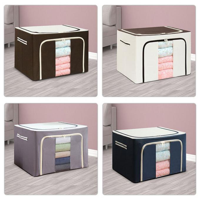 Waterproof Large Collapsible Fabric Storage Bins Stackable Ultralight ...