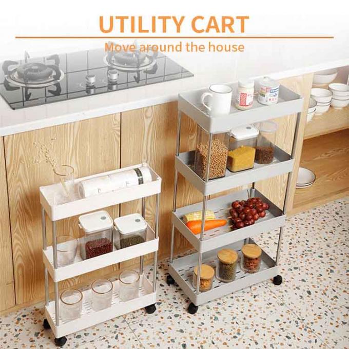 Washable Narrow Storage Cart
